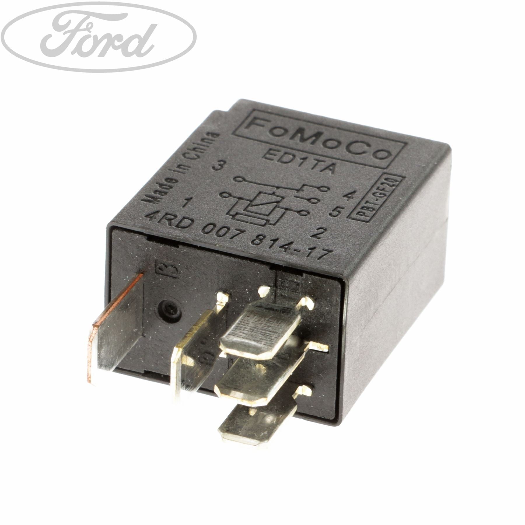 Ford MONDEO S-MAX TRANSIT RELAY 20 AMP 5 TERMINAL BLACK - 1454539