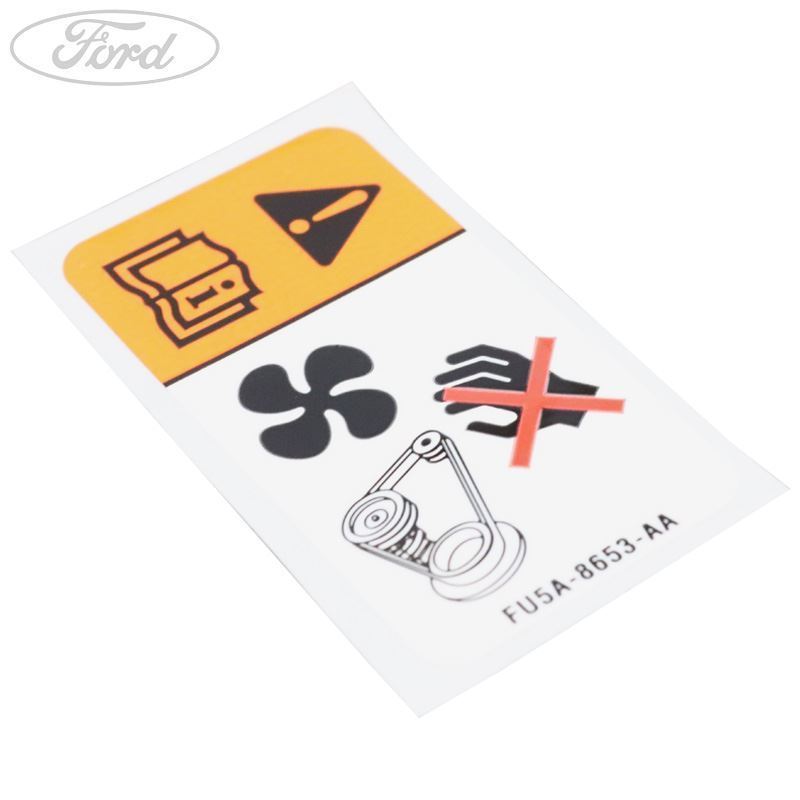 RADIATOR FAN WARNING DECAL – Ford Online Shop UK