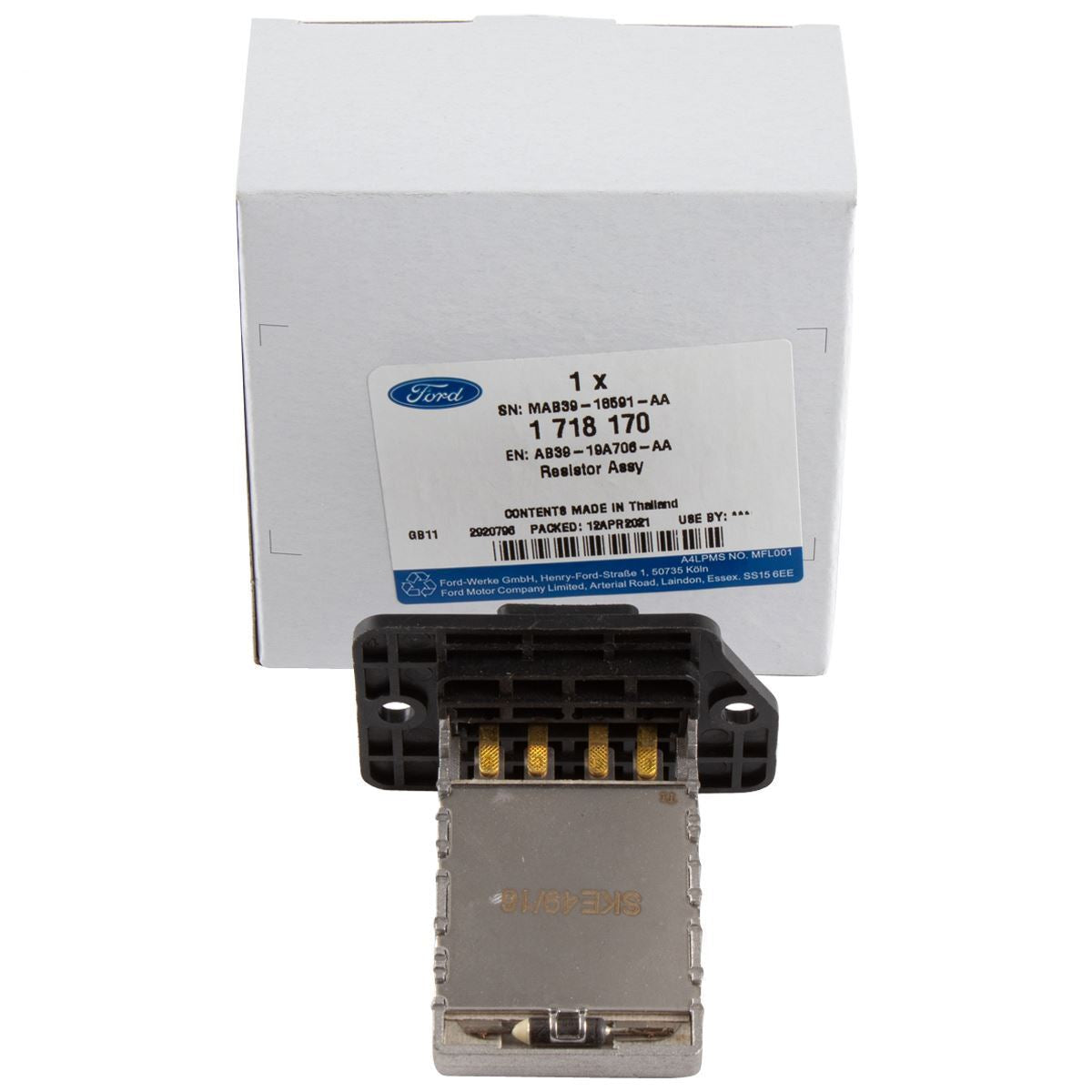 RANGER HEATER RESISTOR 2011-2014 – Ford Online Shop UK