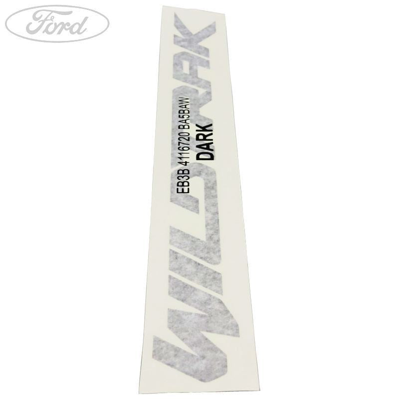 Ford RANGER WILDTRAK NAME PLATE LOGO DECAL 2015-2019 - 1921669