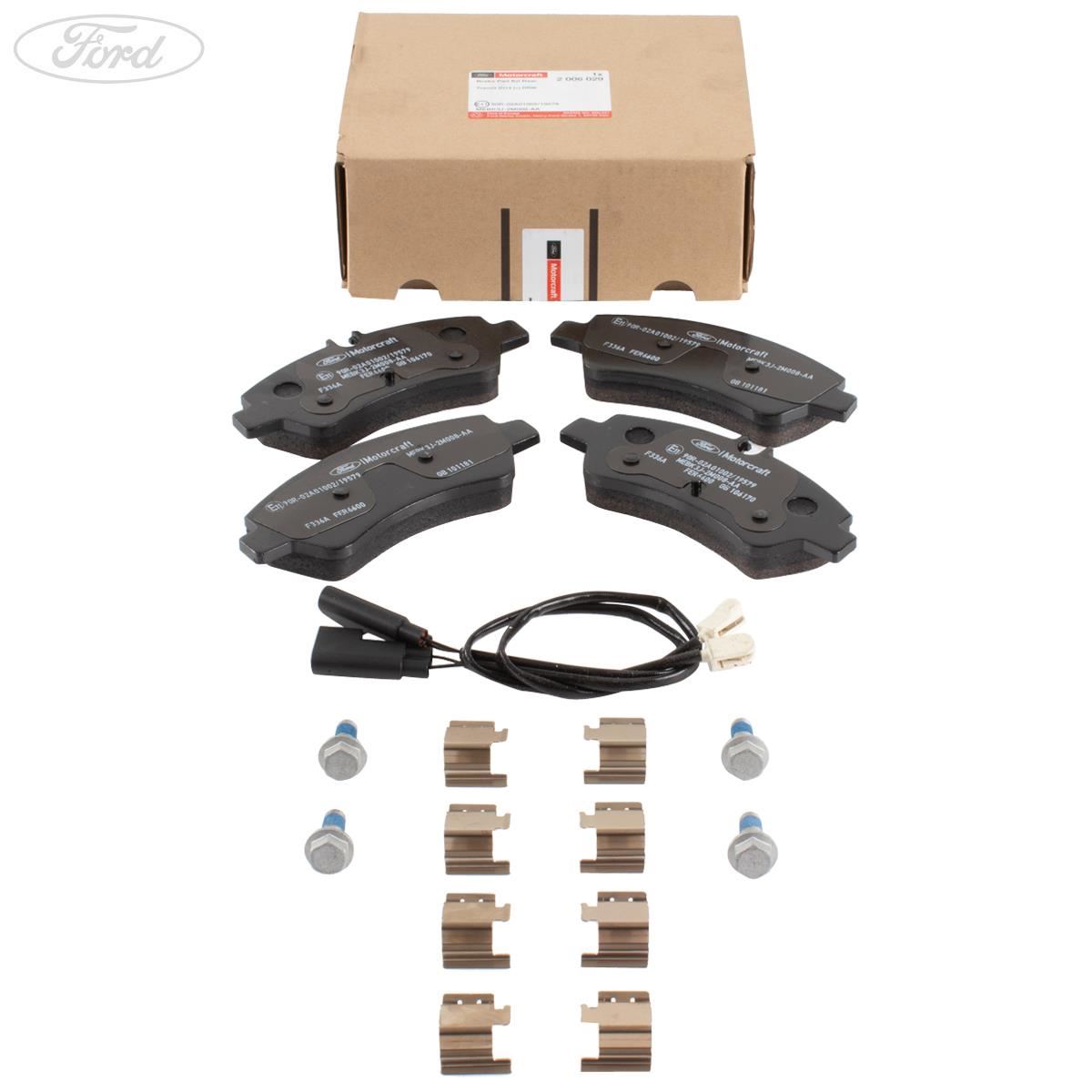 Ford TRANSIT MOTORCRAFT REAR BRAKE PADS WITH DOUBLE WHEELS - 2006029