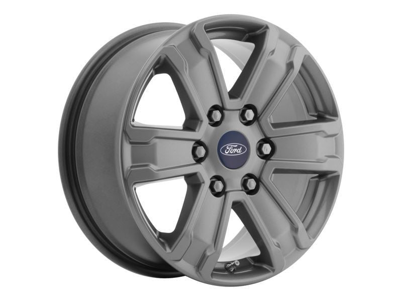 SET OF 4 RANGER ALLOY WHEELS 17" 6-SPOKE DESIGN, DARK SPARKLE SILVER ...