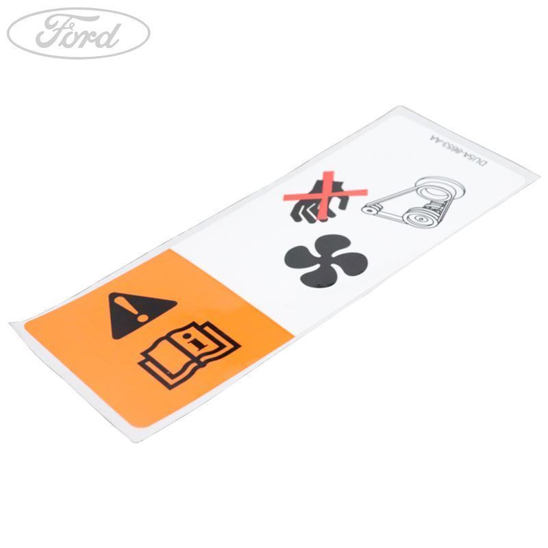 RADIATOR FAN WARNING DECAL – Ford Online Shop UK