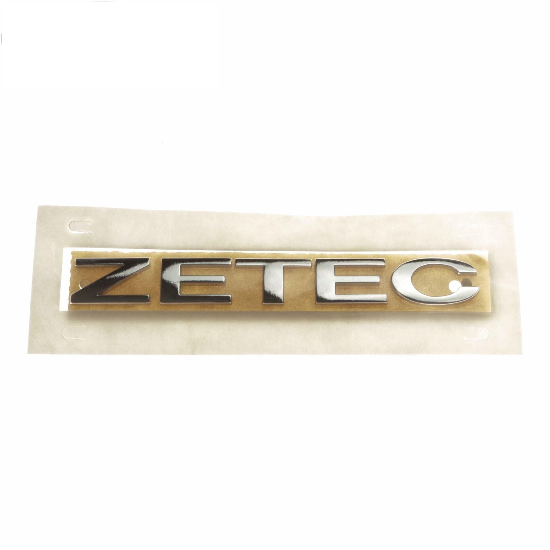 ZETEC TAILGATE NAME PLATE BADGE EMBLEM – Ford Online Shop UK