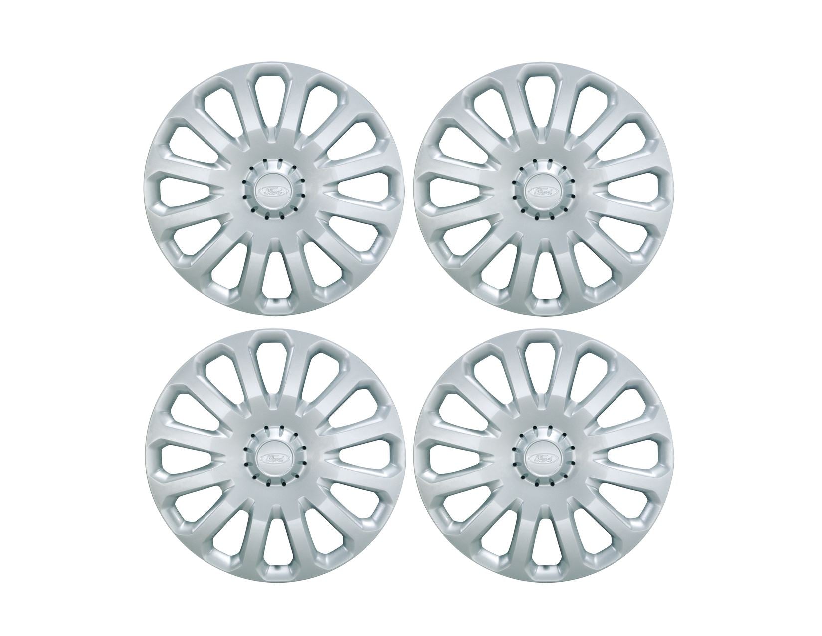 SET OF 4 WHEEL COVER TRIMS, SILVER, FITS 15" STEEL WHEELS – Ford Online ...