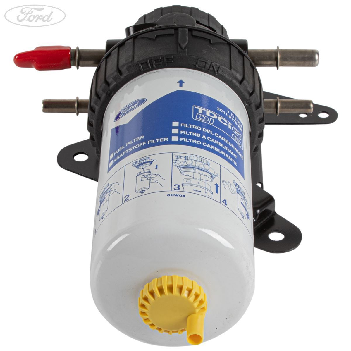 Ford TRANSIT 2.0 2.4 DURATORQ TDCI DIESEL FUEL FILTER - 1712931