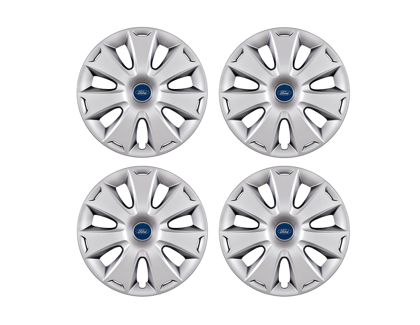 SET OF 4 SILVER WHEEL COVER TRIMS, FITS 16" STEEL WHEELS – Ford Online ...