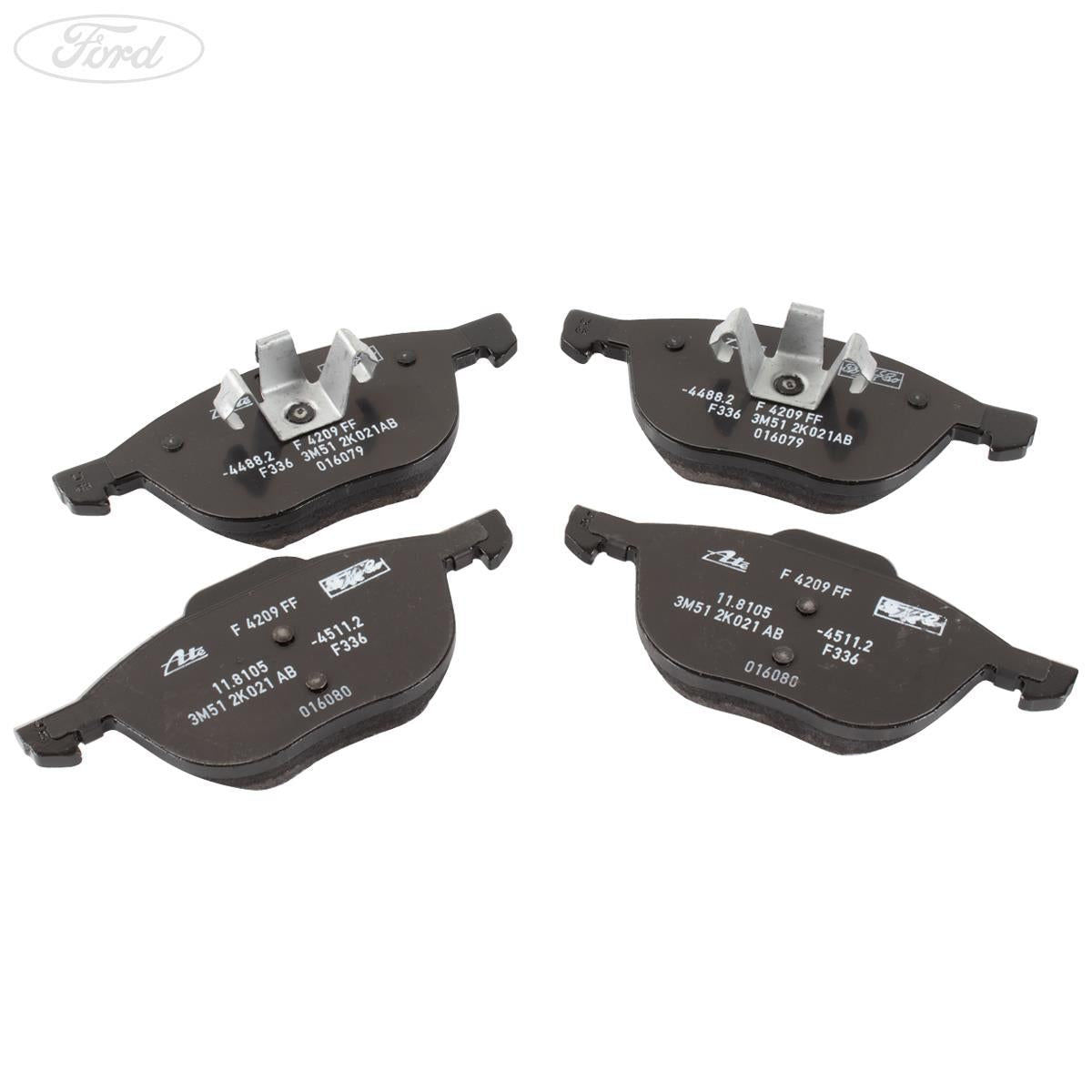 Ford FOCUS C-MAX FRONT BRAKE PAD AXLE SET 2008-2011 - 1321517